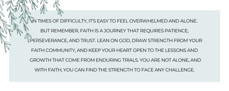 7 Steps To Keep Your Faith In Hard Times Today