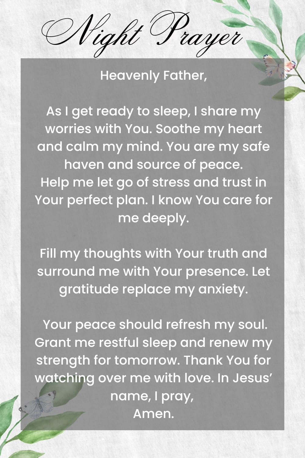 Best Bedtime Prayer For Stress Relief And Relaxation