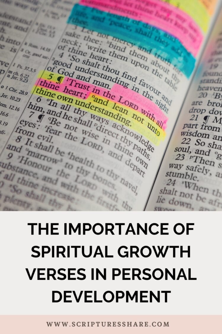 The Importance Of Spiritual Growth Verse In Personal Journey
