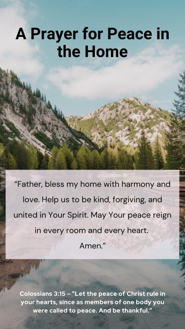 30 Short Prayers For Peace With Powerful Bible Verses