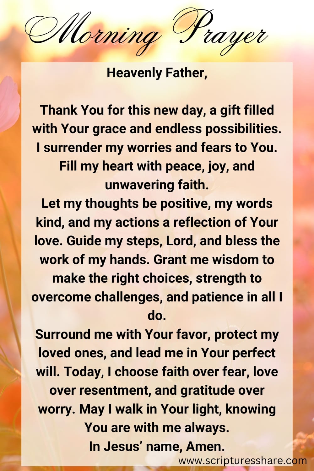 Beautiful Morning Prayer For A Positive And Blessed Start
