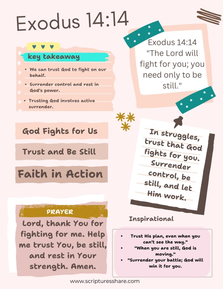 When God Fights For You: The Comfort Of Exodus 14:14
