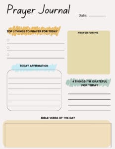 How To Create A Prayer Journal For Spiritual Reflection