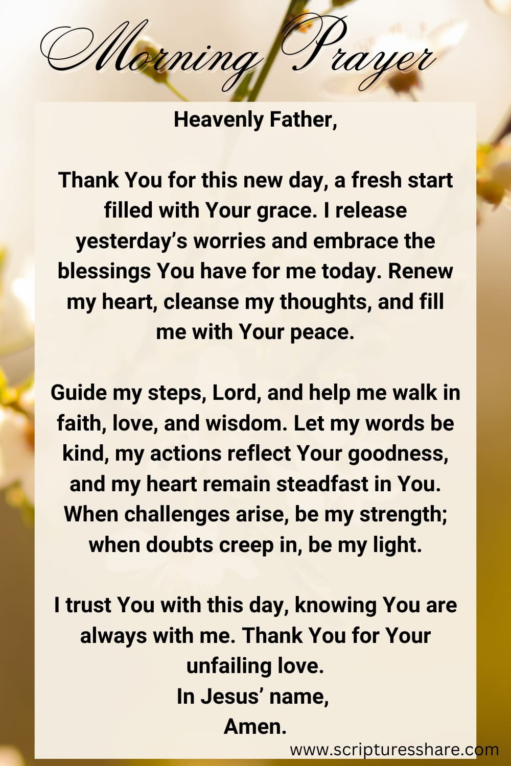 The Best Prayer For A Fresh Start Every Morning