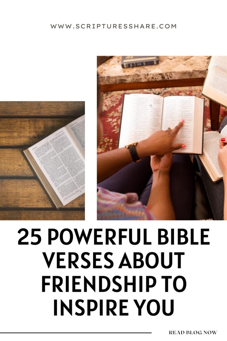 25 Powerful Bible Verses About Friendship To Inspire You