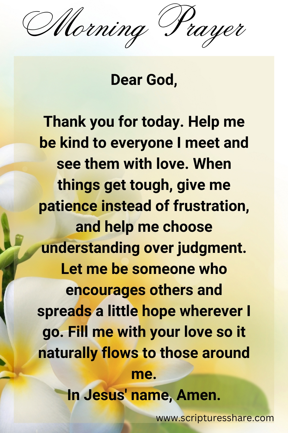 Morning Prayer To Spread Love And Kindness Each Day