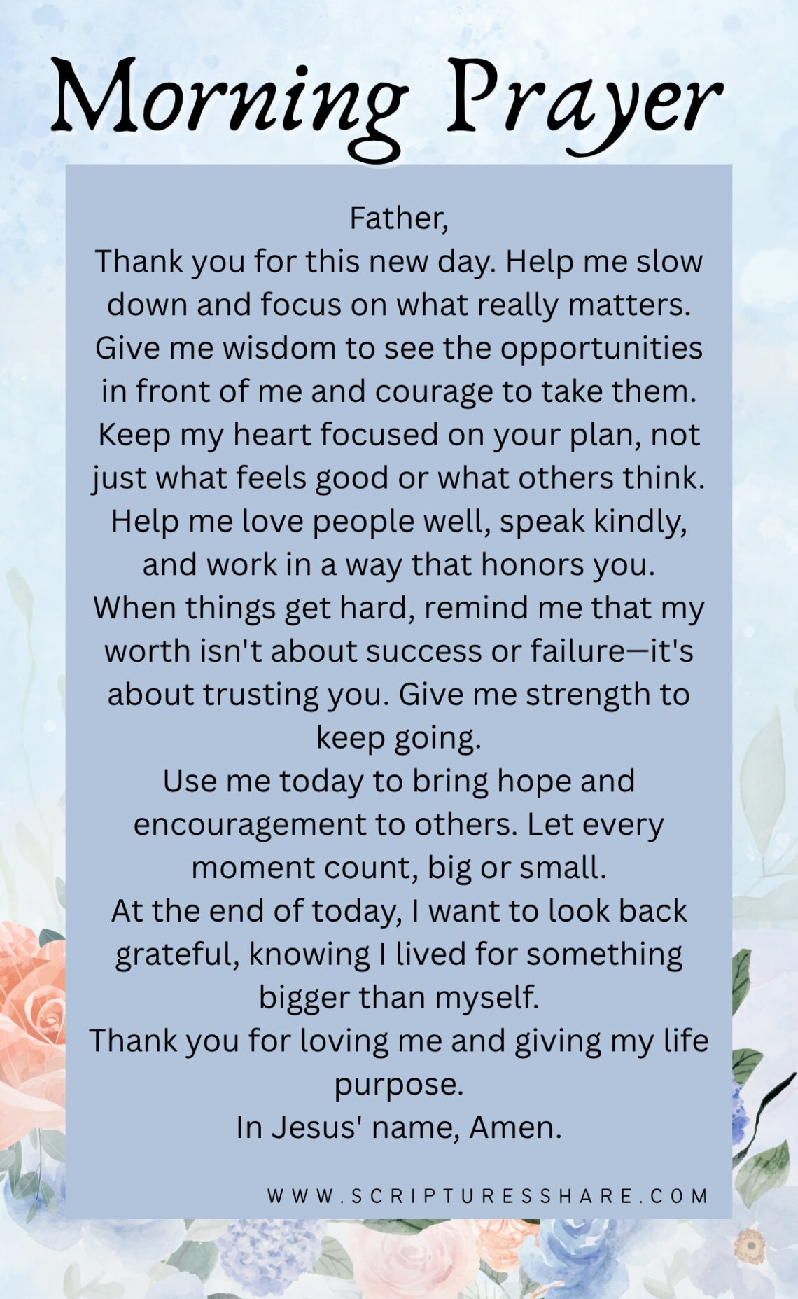 Beautiful Morning Prayer For Purposeful Living With God’s Direction