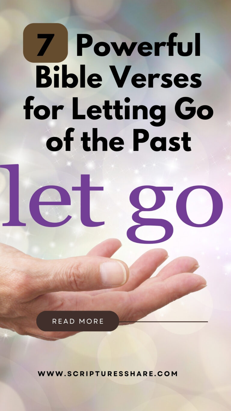 Bible Scriptures About Letting Go